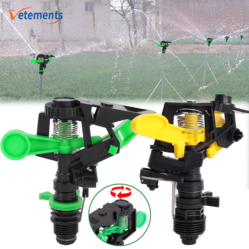 Male Thread Single Double Outlet Impact Rocker Sprinkler Nozzle 360 ...