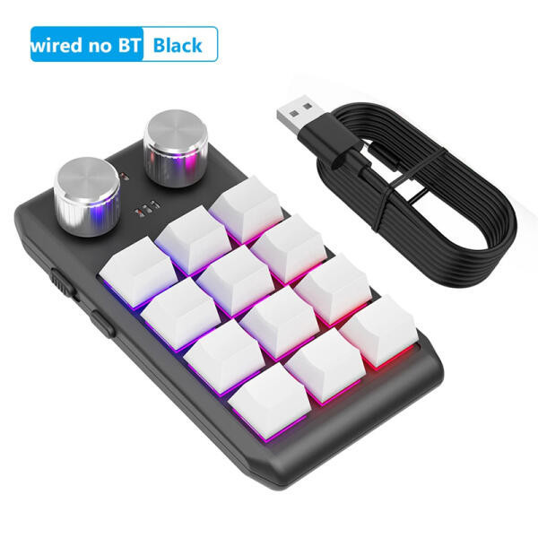Programming Macro Custom 2 Knob Bluetooth Keyboard RGB 12 Key Copy ...