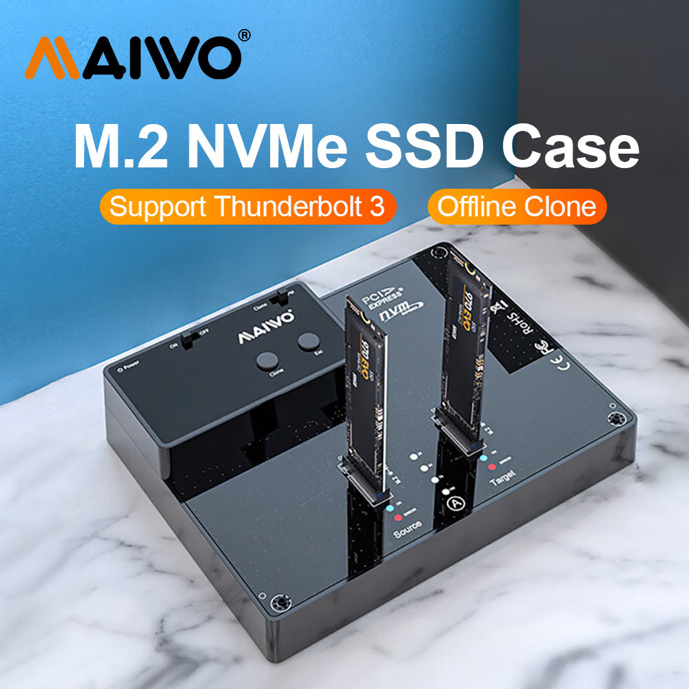 MAIWO M.2 Nvme SSD Box Copy Machine Type-C External Notebook Hard Drive ...