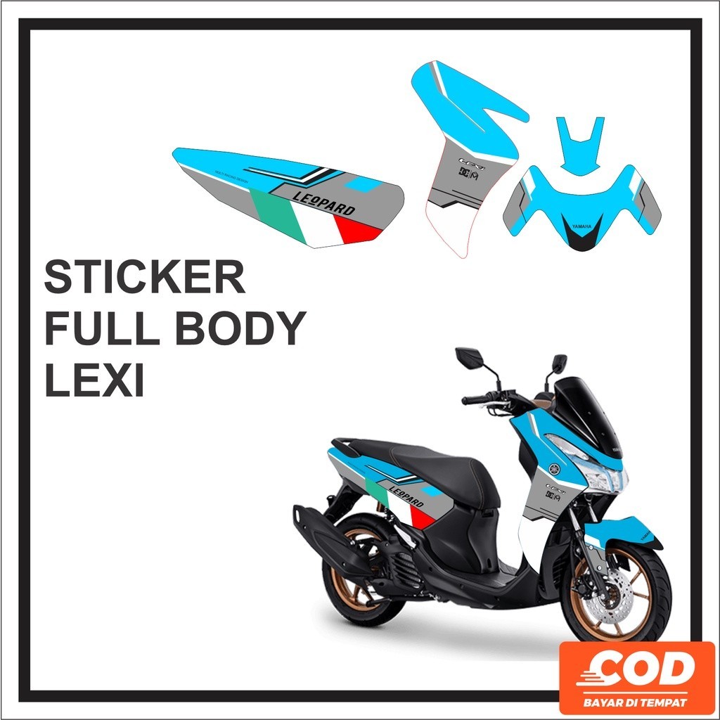 YAMAHA LEXi Full Body Decal Striping Sticker Lexi FullBody Sticker ...