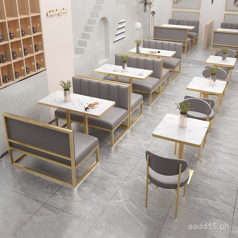 Casual Cafe Table and Chairs Nordic Simple Dessert Shop Fresh Internet ...