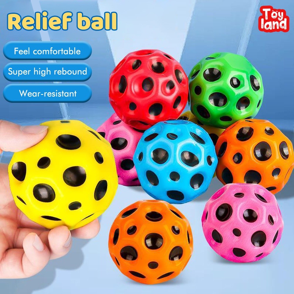 High Resilience Hole Ball Soft Bouncy Ball Toys To Improve Children's ...