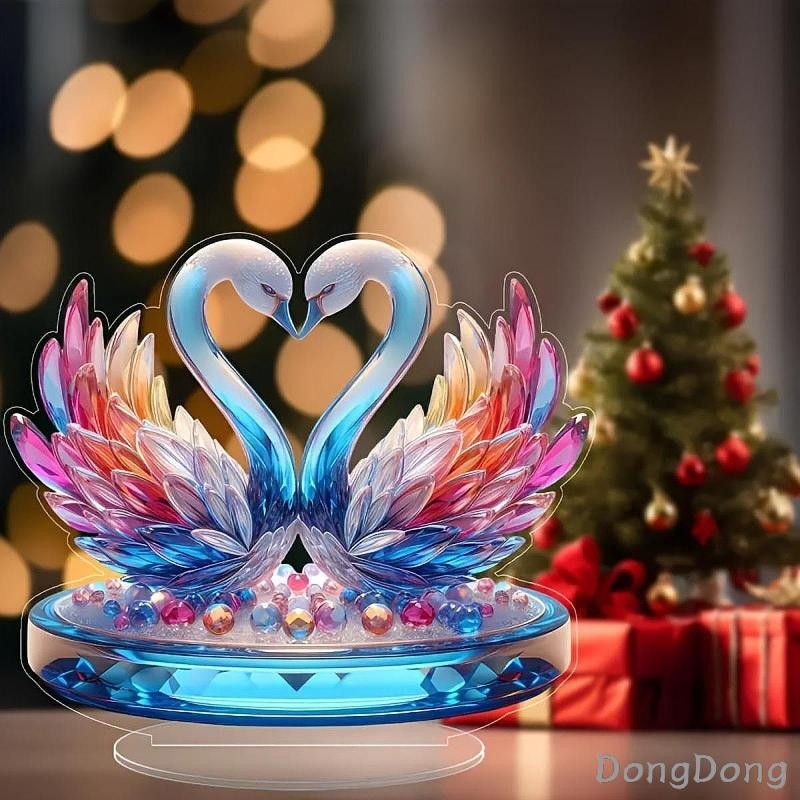 [Dong] Acrylic Sculpture Dining Room Office Bedroom Table Centerpiece ...