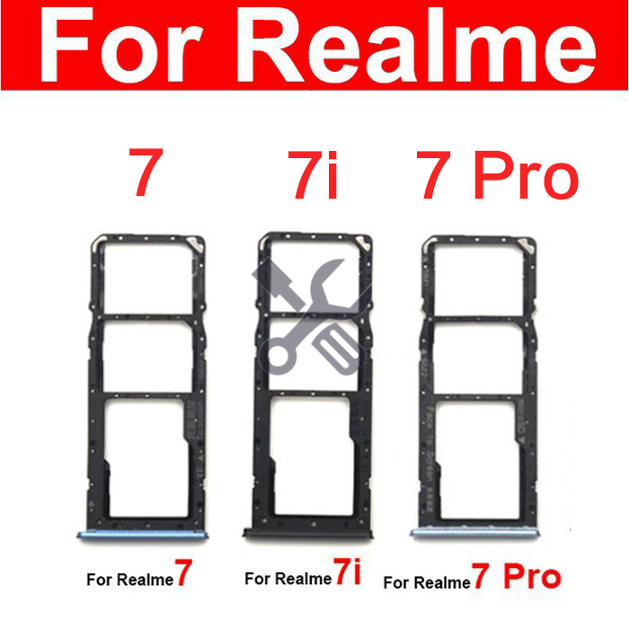 SIM Card Tray For OPPO Realme 7 5G 7i 7Pro 5G Mobile Phone SIM Card ...