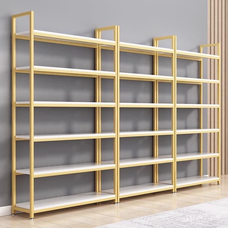 Steel Wood Shelf Storage Rack Multi-layer Display Rack for Store ...