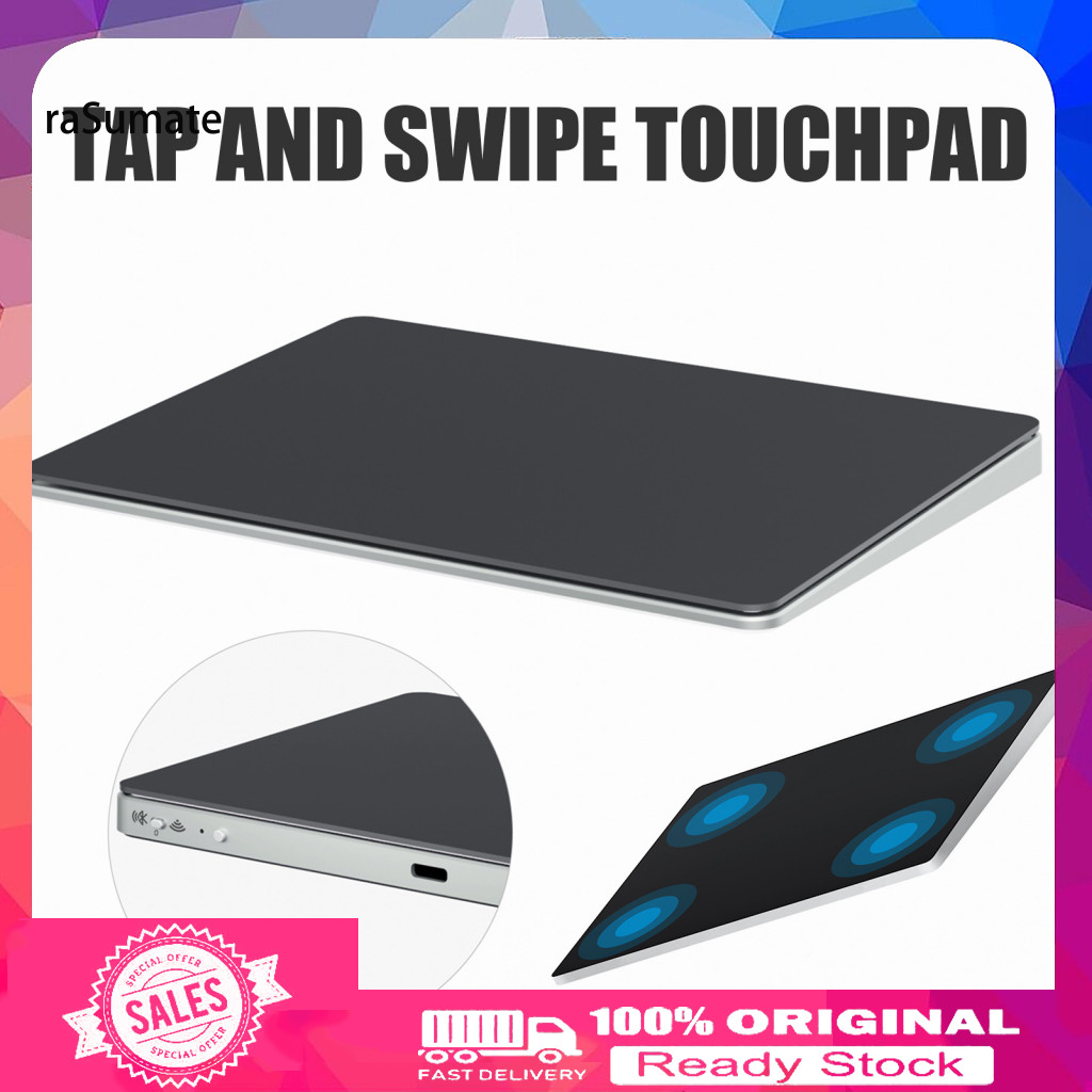 Laptop Wireless Touchpad Ultra-thin Touchpad Portable Bluetooth ...