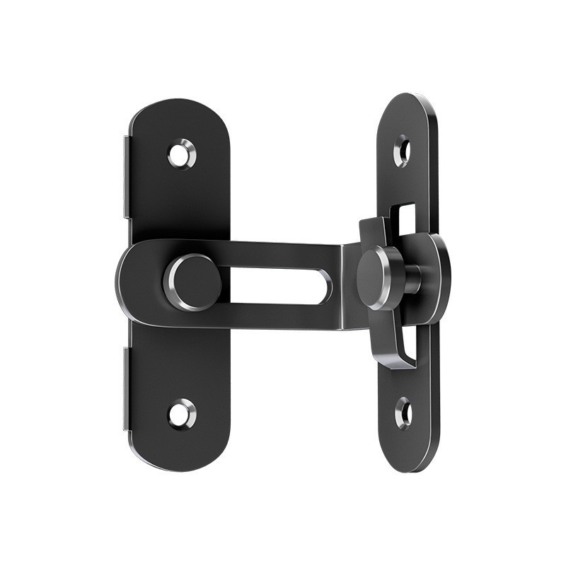 Perforation Free 90 Degree Door Buckle Buckle Right Angle Lock Sliding