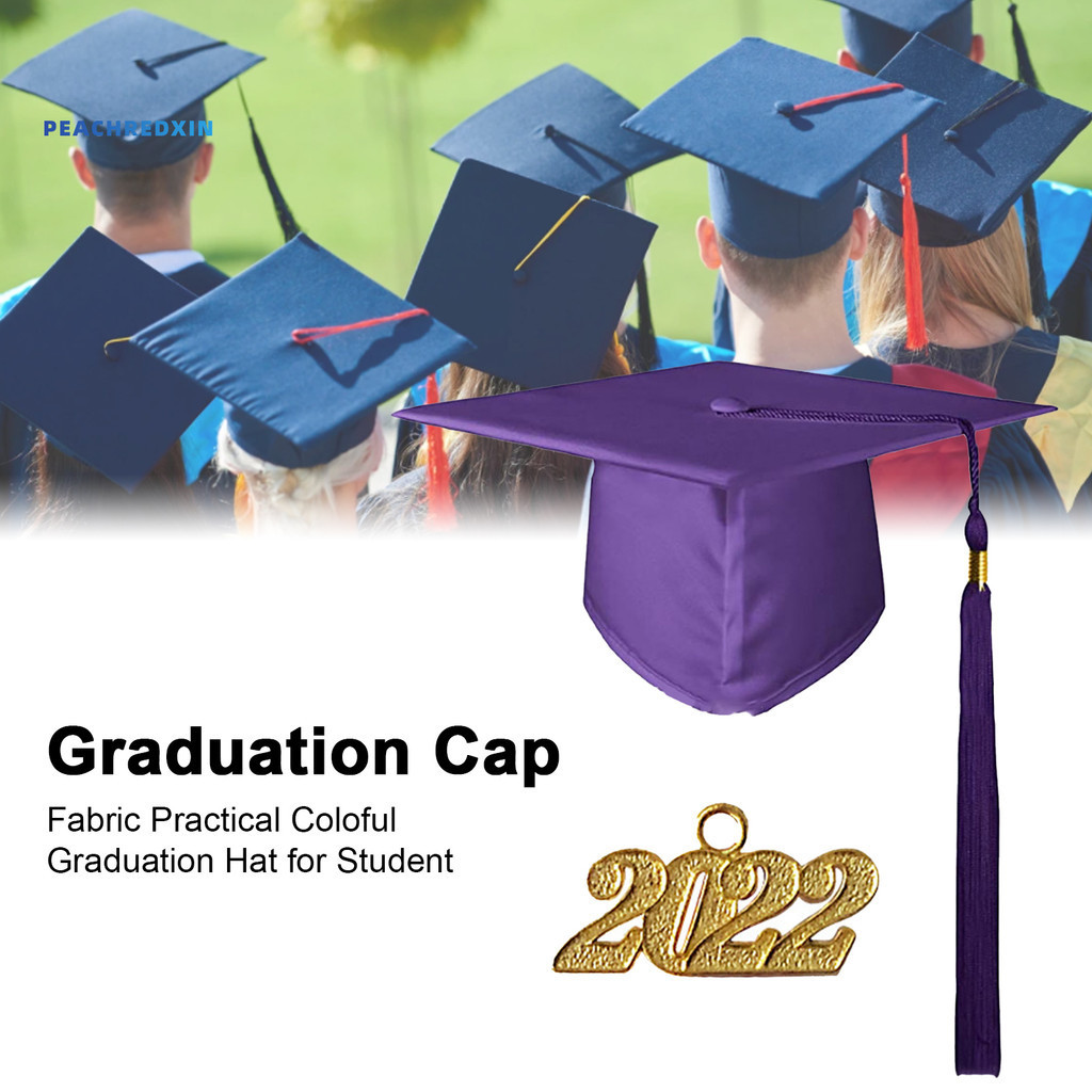 PES-Graduation Cap Memorable Eye-catching Fabric Practical Coloful ...