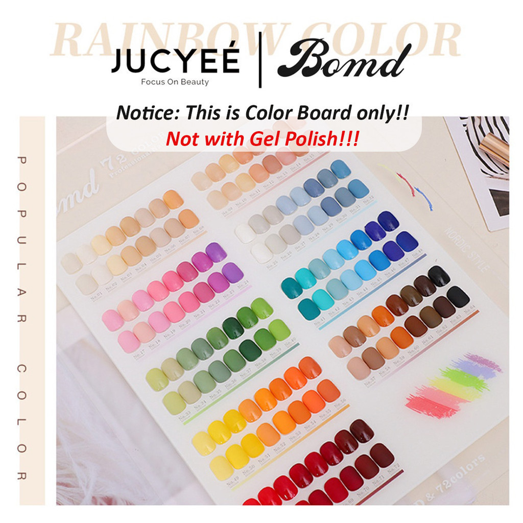 JUCYEE Original Handmade Color Board Attract Customers Display Swatches ...