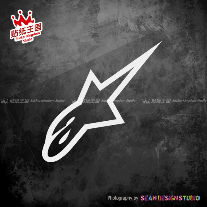 For alpinestars Decals Motorcycle Motor bike Waterproof Stickers 06 ...