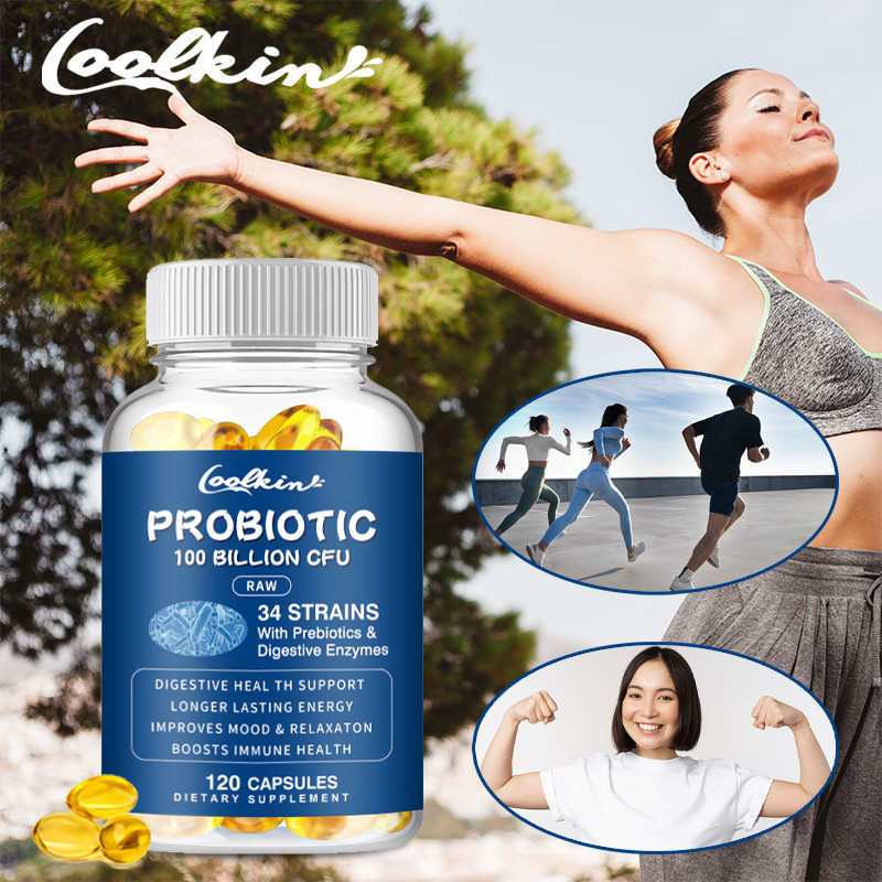 Probiotic Enzyme Dietary Capsules - Supports Improved Digestion ...
