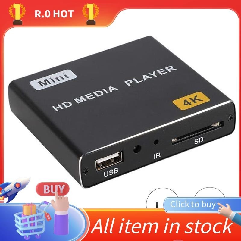 Mini 4K HDD Media Player 1080P Horizontal and Vertical Digital Video ...