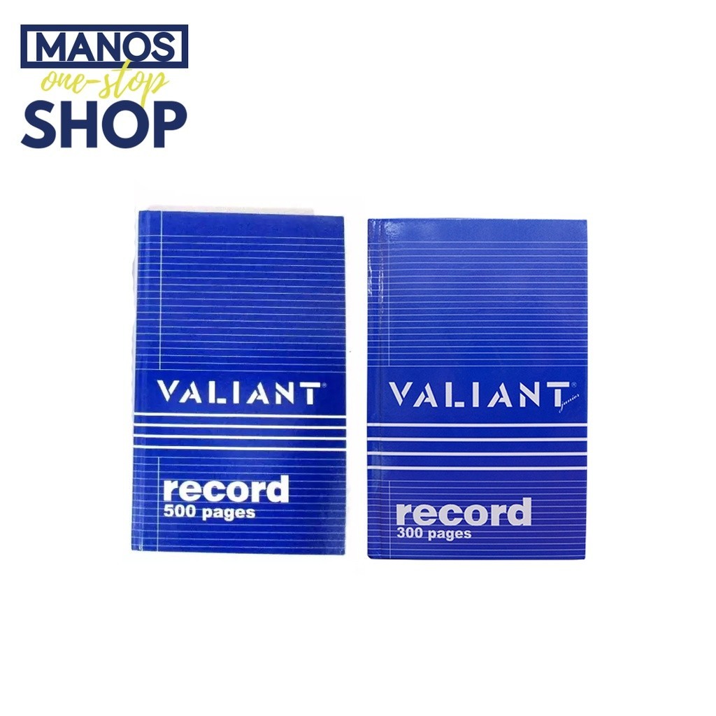 ♞RECORD BOOK VALIANT ( 500 / 300 / 150 ) | Shopee Philippines