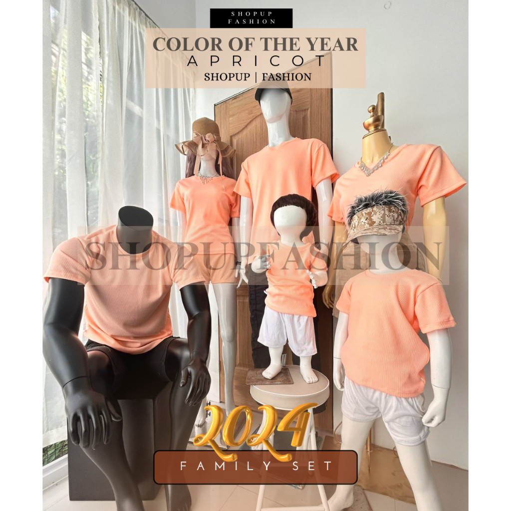 Color of Year 2024 Peach Fuzz Waffle Fabric Apricot Crush Family ...