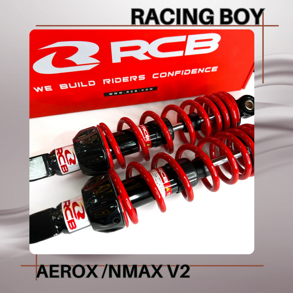 Racing boy a2 series shock absorber for yamaha aerox and nmax v2 305mm ...