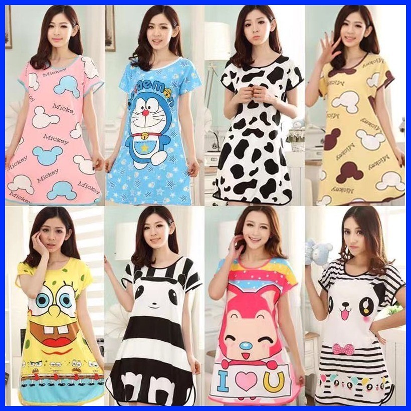 ☎ Korean Duster REGULAR Size Korean adult Sleepwear Cartoon Character ...