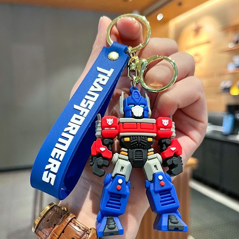 Cartoon Pendant Optimus Prime Transformers Keychain Optimus Prime New ...