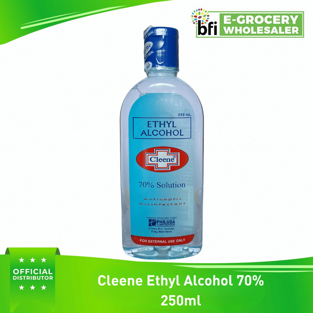 BFI-Grocery Cleene Ethyl Alcohol 70% 250ml | Shopee Philippines