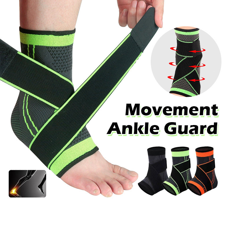 Ankle Support Protector Sports Anti Sprain Ankle Guard Nylon Adjustable ...