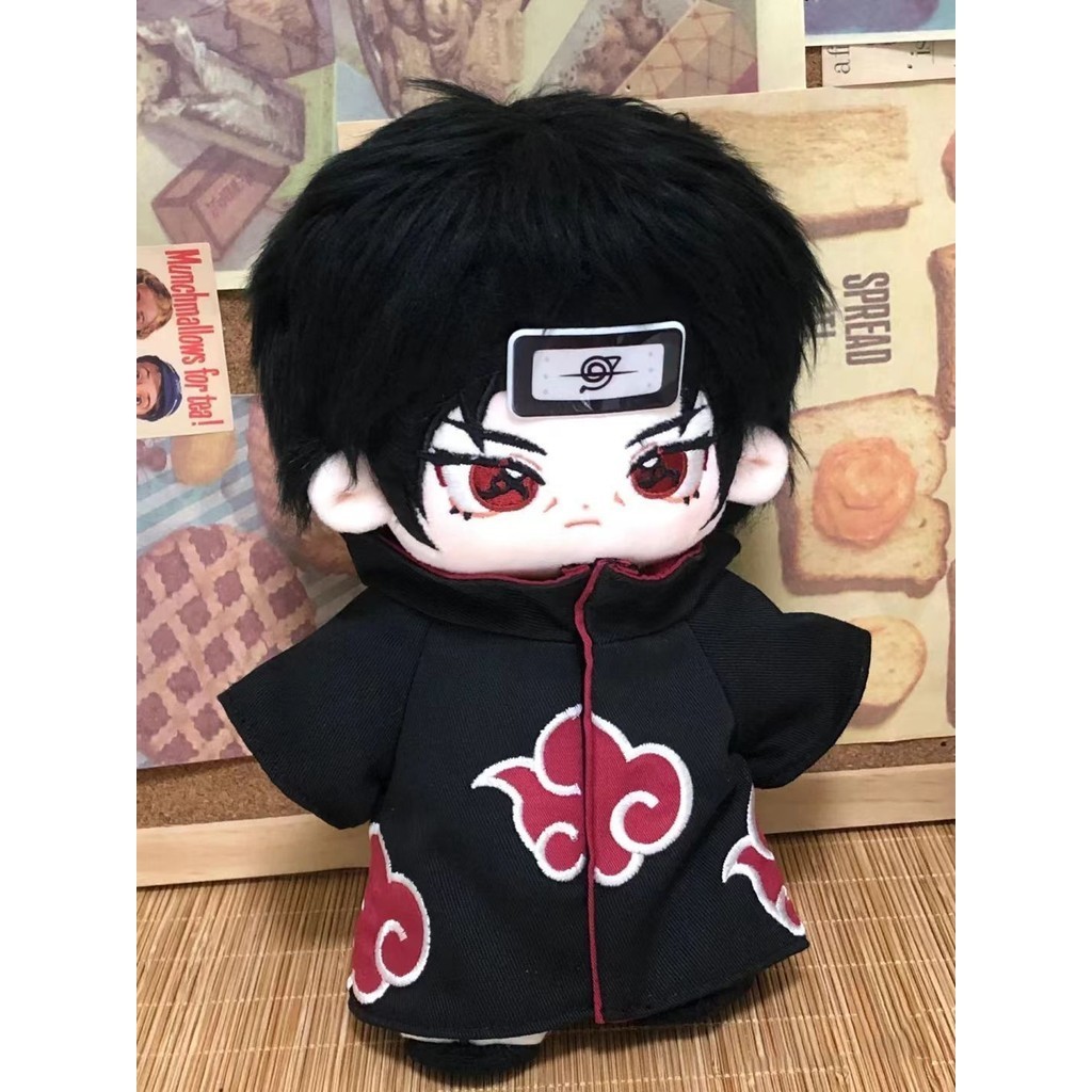 20CM Doll Plushie Naruto Uchiha Itachi Plush Doll Cotton Clothes Change ...