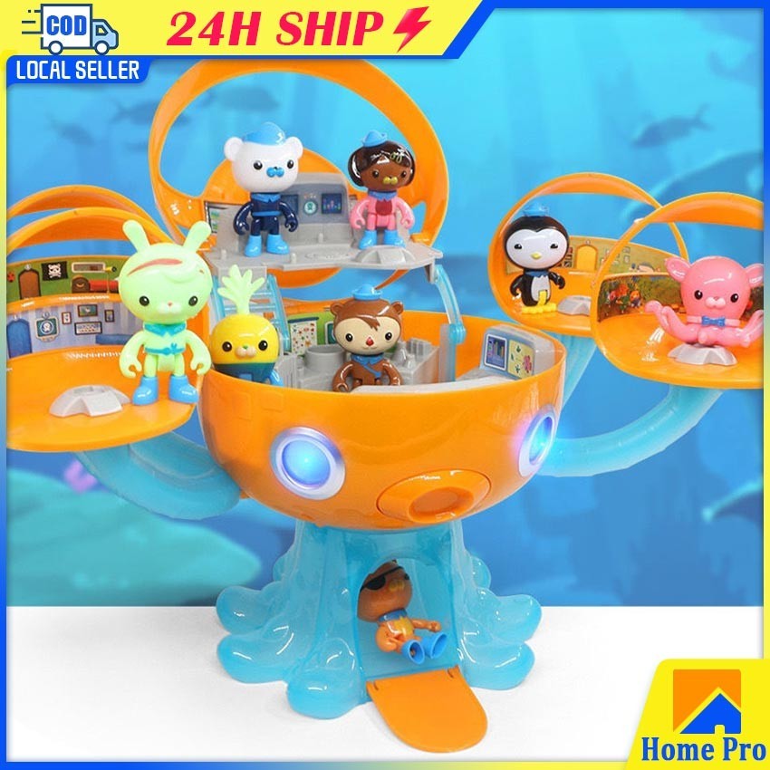 Octonauts Octopod Playset Action Figure Dollhouse Pretend Toys Doll ...