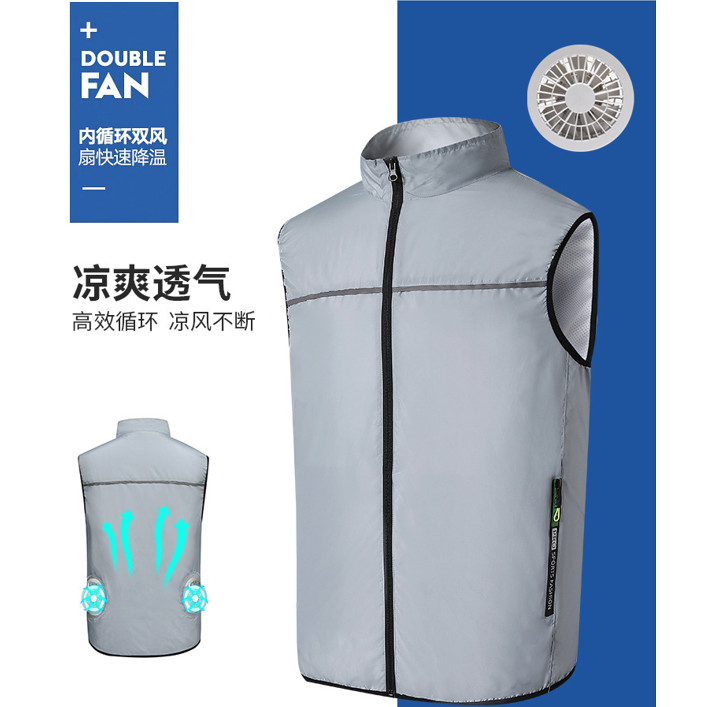 Japan Japan Korea Clothes with Fan Summer Style Sleeveless Vest Outdoor ...