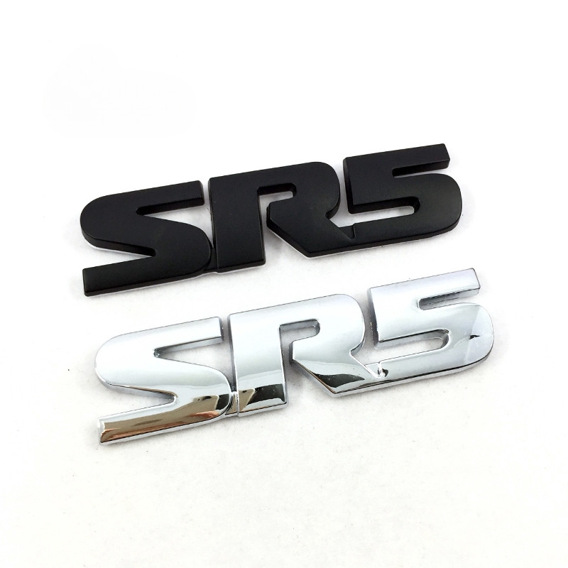 1 x Metal SR5 Logo Letter Car Auto Rear Trunk Emblem Badge Sticker ...