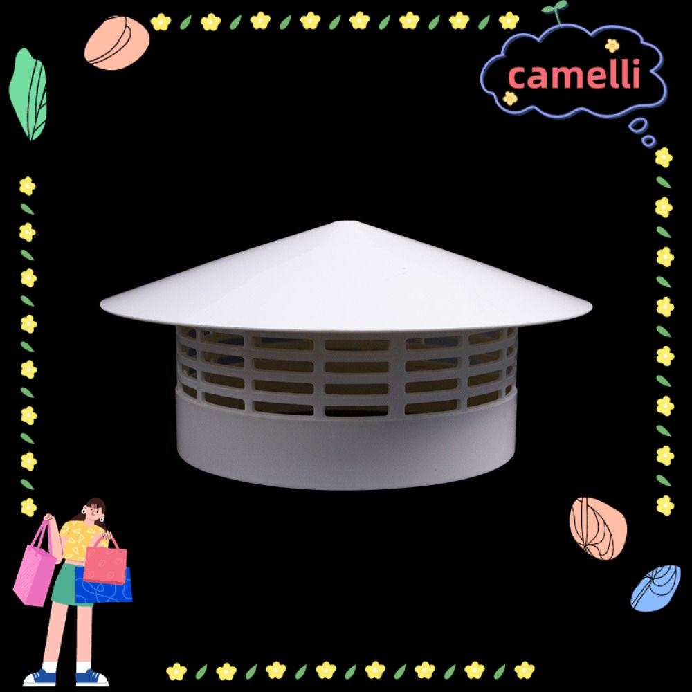 CAMELLI Ventilated Rain Cap, PVC 75-200mm Stove Pipe Protector Cover ...