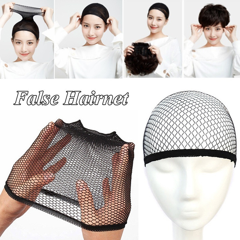 10PCS/bag Unisex Hair Net Cap Hair Mesh Weaving Wig Cap Hair Styling ...