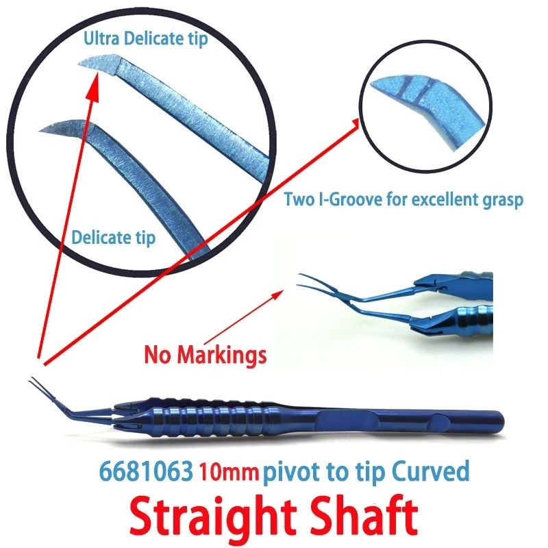 Inamura Capsulorhexis Forceps Utrata Forceps 2.2mm Incision Cross ...