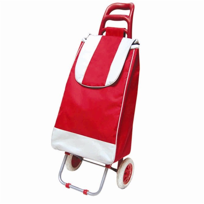 Oxford Cloth Shopping Cart Folding Cart Grocery Shopping Small Trailer ...