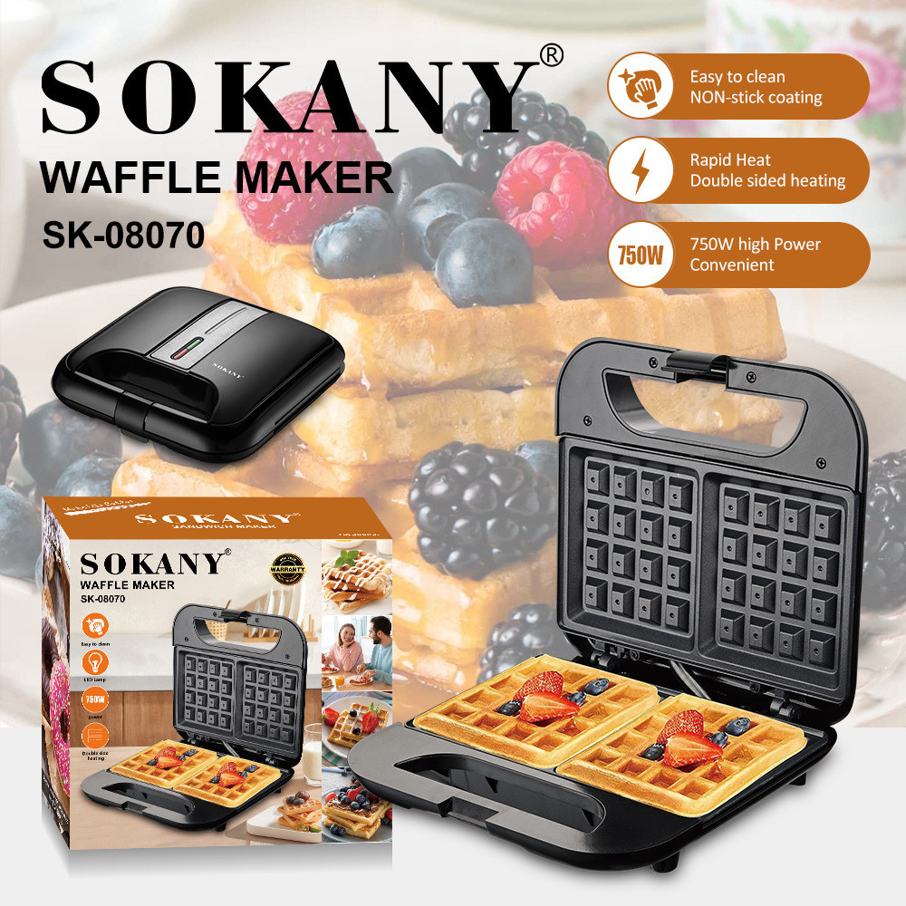 SOKANY Electric Waffle Maker Hot Dog Maker Donut Maker Machine Sandwich ...