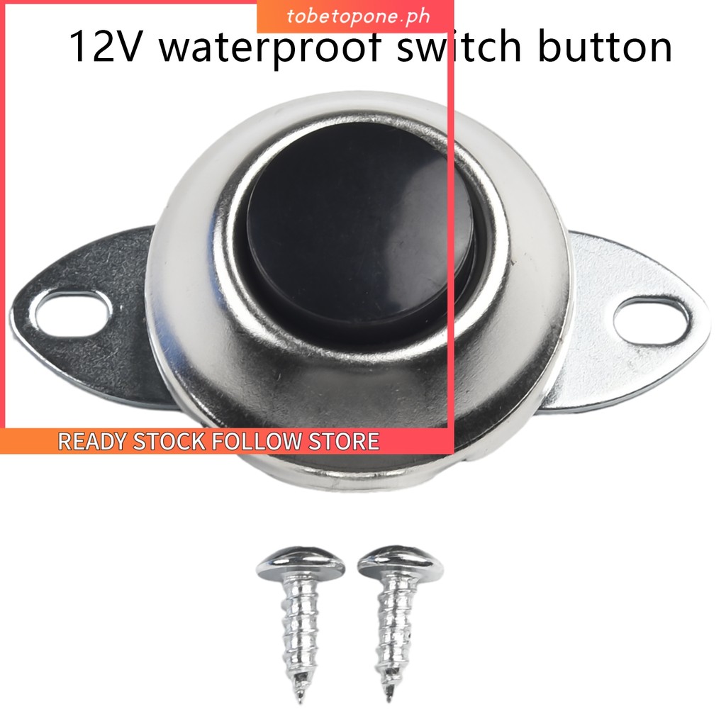 FAST SHIP 12V Waterproof Switch Push Button Car Boat Track Engine Start ...