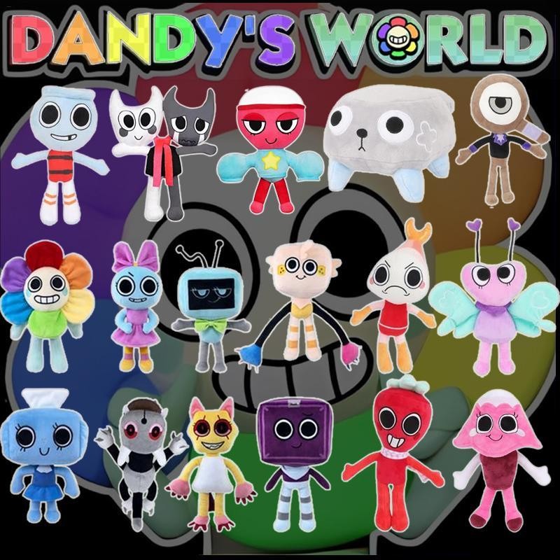 Dandy's World Plush Toy POPPY SHRIMPO RAZZLE&DAZZLE GIGI SPROUT TISHA ...