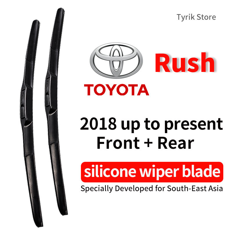 (Front/Rear) Toyota Rush Wiper Blade Set for 2018 up to present Suv Car ...