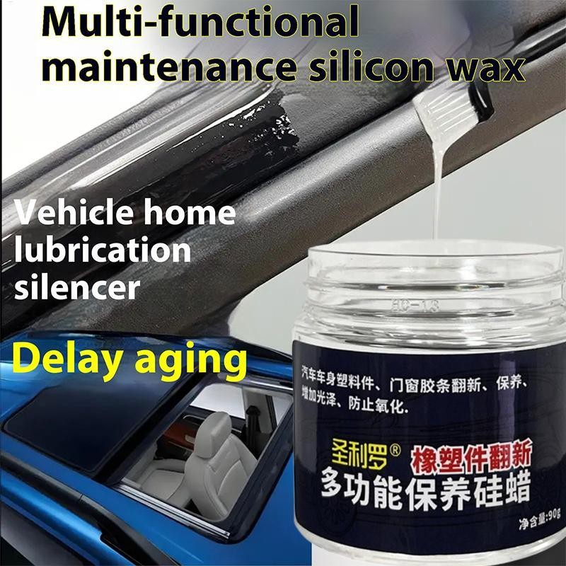 Car Silicone Wax White Special Lubricating Grease Sealing Strip ...