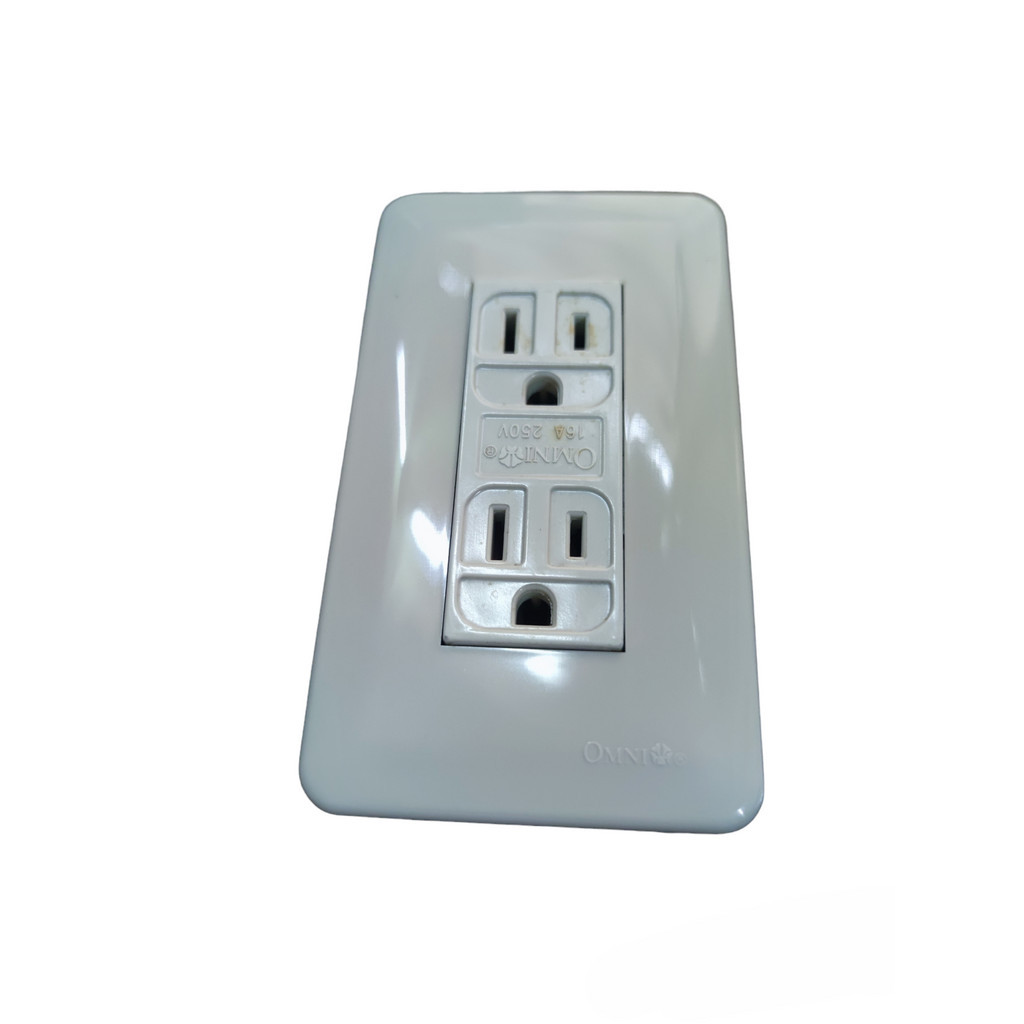 Omni Duplex Flat Pin Outlet with Ground 16A 250V - WGD-402+WEP-103 ...