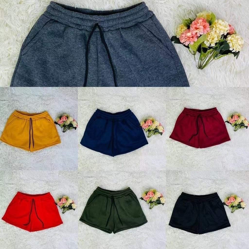 DIVI (Buy 1 Take 1) Terry Urban Short Women (2 Random Different Colors ...