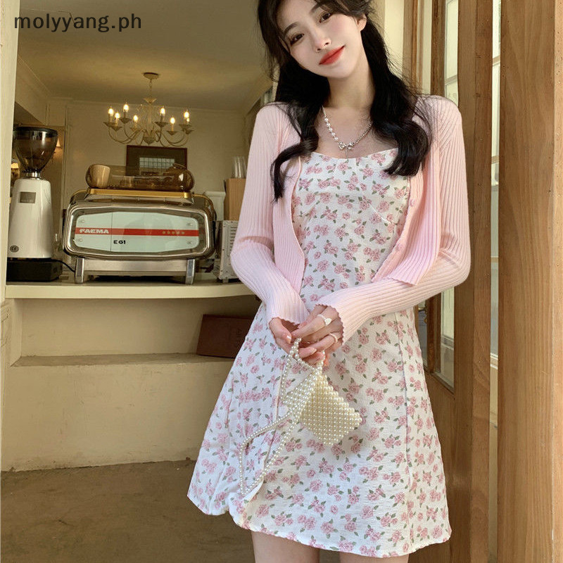 LYN Sexy Spaghetti Straps Summer Mini Dress Women Floral Print Beach ...