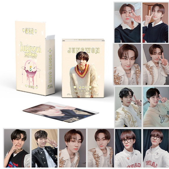 50-119pcs EN JUNGWON Holographic Postcards HEESEUNG JAKE JAY NI-KI ...