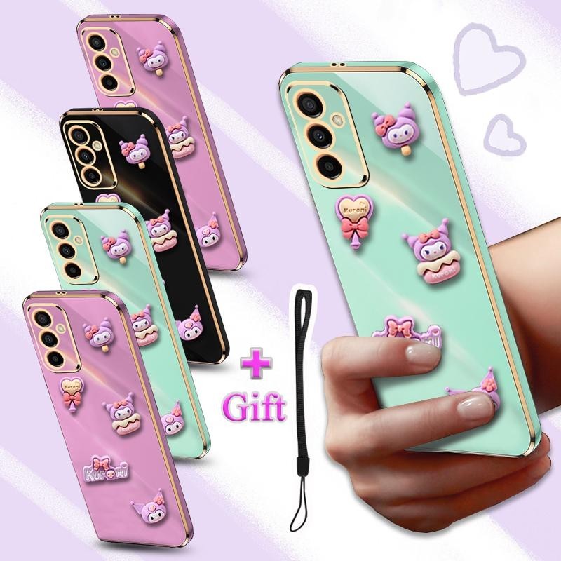 For Samsung Galaxy M23 5G F23 5G Phone Case Traight Edge Soft Shell ...