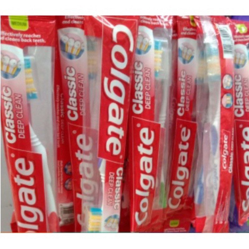 Colgate Classic Clean Toothbrush Flow Wrap (Medium) | Shopee Philippines