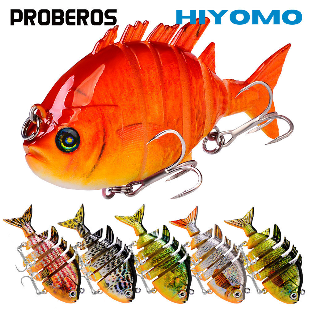PROBEROS 1PCS Jointed Swimbait Fishing Lure Slow Sinking Wobblers Baits ...