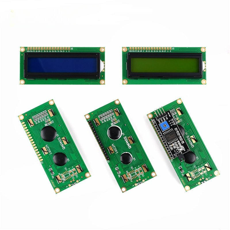 LCD1602 1602 LCD Module Blue / Yellow Green Screen 16x2 Character LCD ...