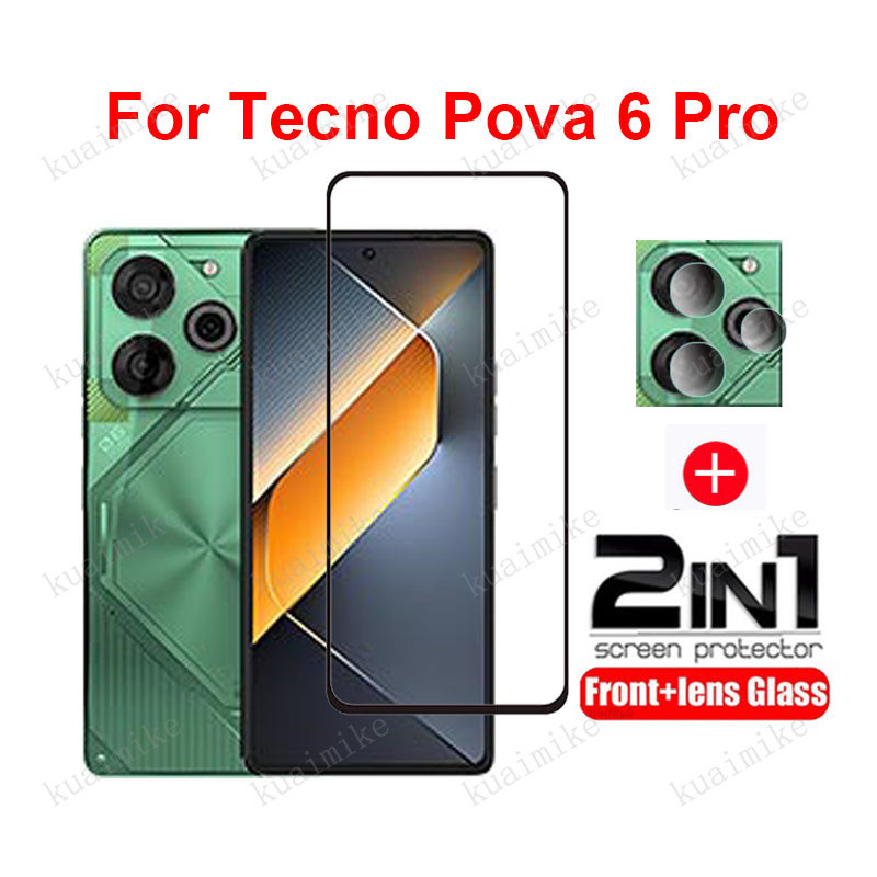 Tecno Pova 6 Pro Tempered Glass Screen Protector For Tecno Pova 5 4 3 2 Neo 3 2 Go 2024 Spark 20 ...