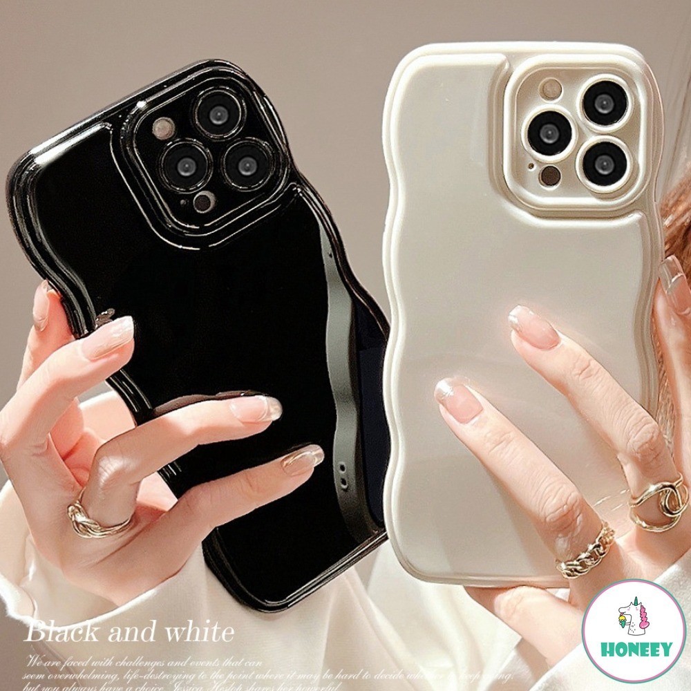 Simple Wave FrameIphone Case Compatiable for IPhone 11 IPhone 15 14 Pro ...