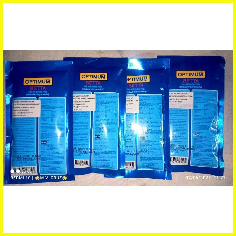 Optimum Betta Micro-Pellets Floating Type Non-Water Fouling | Shopee ...