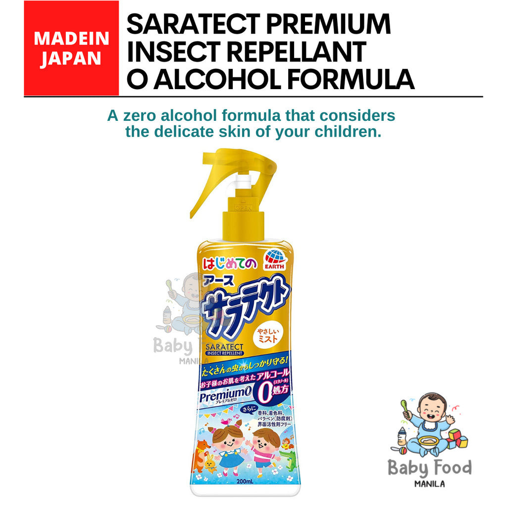 SARATECT skin mist insect repellant spray [0 ALCOHOL FORMULA] | Shopee ...