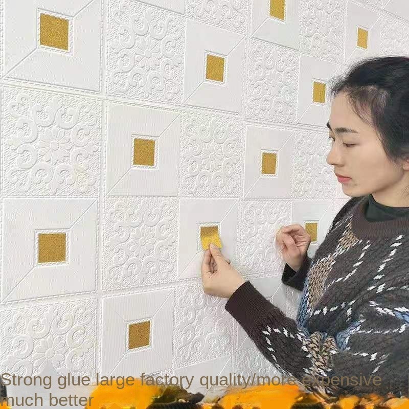 Se7ven 3D three-dimensional wall stickers self-stick stickers foam ...