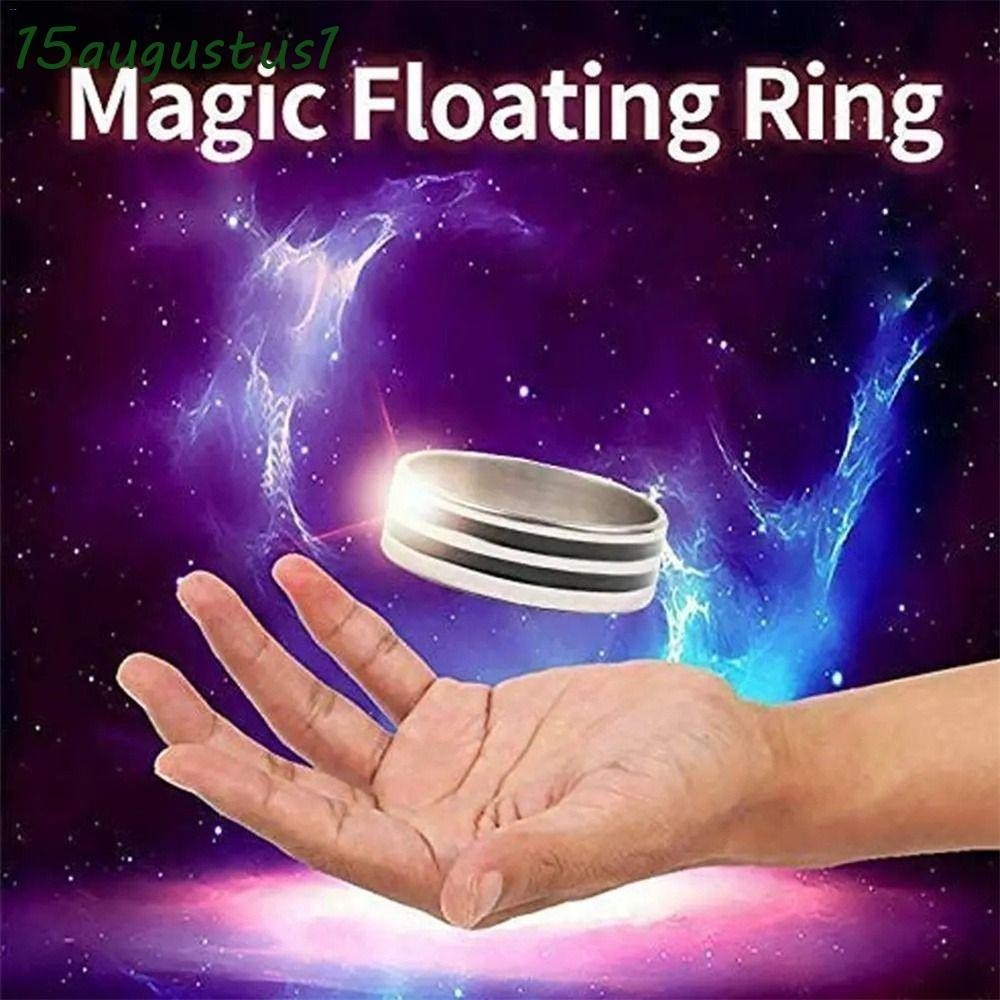 AUGUSTUS Magic Floating Ring, Floating Effect Invisible Suit Magic Ring ...